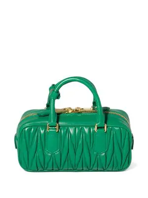 Miu Miu Arcadie Regular Leather Handbag - Multicolor