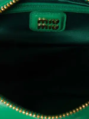 Miu Miu Arcadie Regular Leather Handbag - Multicolor