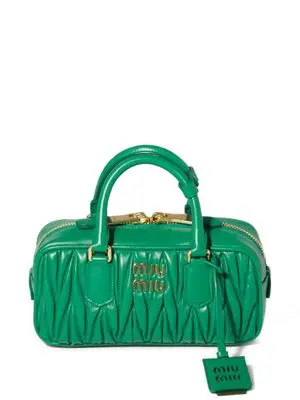 Miu Miu Arcadie Regular Leather Handbag - Multicolor