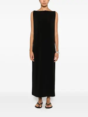 Issey Miyake Sleeveless Boat Neck Dress