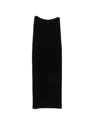 Issey Miyake Sleeveless Boat Neck Dress - Multicolor