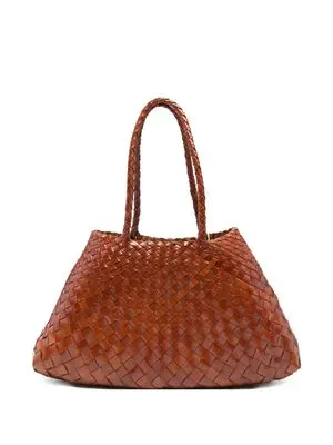 Dragon Diffusion DRAGON DIFFUSION Woven Leather Top Handle Bag Multicolor