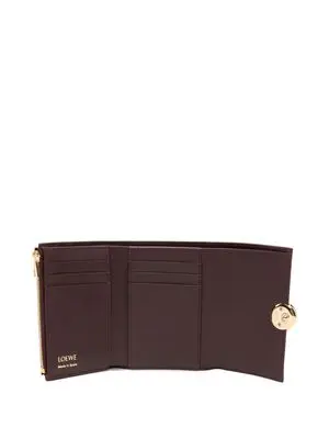 Loewe Pebble Small Leather Wallet - Multicolor