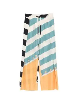 Loewe Printed Silk Trousers - Multicolor