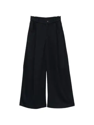 Brunello Cucinelli Cotton And Silk Blend Trousers - Multicolor