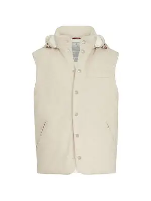 Brunello Cucinelli Wool Padded Vest - Multicolor