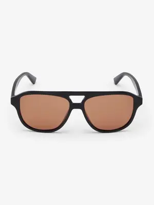 Alexander McQueen ALEXANDER MCQUEEN Signature Essentials Sunglasses Brown