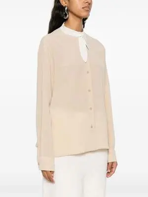 Prada Silk Shirt With Pussy Bow