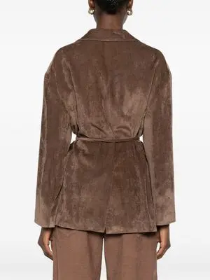 Brunello Cucinelli Belted Velvet Jacket - Multicolor