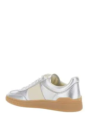 Valentino Garavani Upvillage" Raffia And Nappa Leather Sneakers