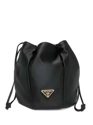 Prada Satin Mini Bucket Bag - Multicolor