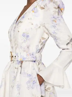 Zimmermann Luna Linen Mini Dress
