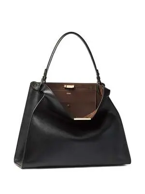 Fendi Way Medium Leather Handbag - Multicolor