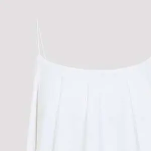 Jacquemus Le Haut Voile Stretch Viscose Jersey Tank Top - White