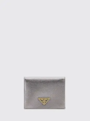 Prada Prada Wallet Woman Silver Silver