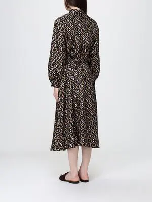 Max Mara Printed Dress - Black