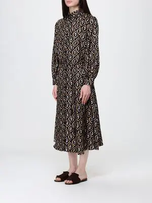 Max Mara Printed Dress - Black