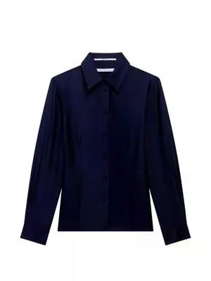 Another Tomorrow Darted Fitted Shirt