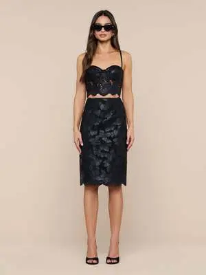 L'Agence Sonya Vegan Leather Bustier