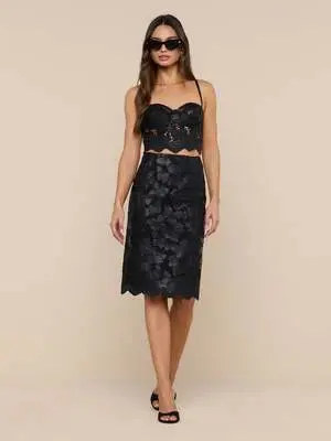 L'Agence Sonya Vegan Leather Bustier