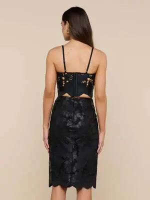 L'Agence Sonya Vegan Leather Bustier
