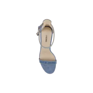 L'Agence Gisele Denim Ankle Strap Sandal - Light Denim