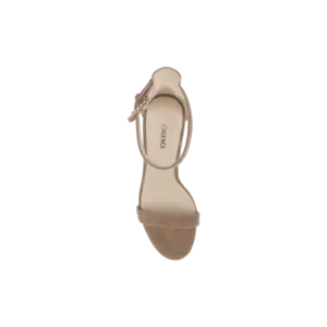 L'Agence Gisele Suede Ankle Strap Sandal - Coffee Suede