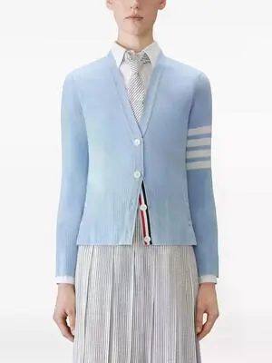 Thom Browne V-neck Cashmere Cardigan - Blue