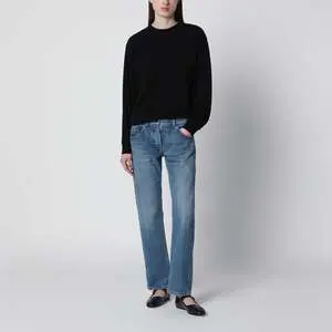 THE ROW Fima Straight-leg Cotton Jeans - Blue