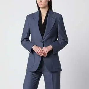 Victoria Beckham Katherine Single-breasted Jacket - Blue