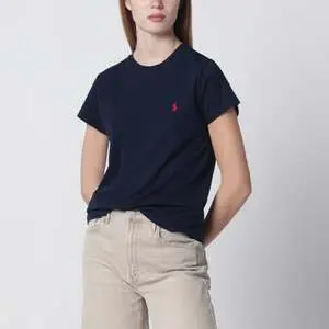 Polo Ralph Lauren Navy Cotton T-shirt - Blue