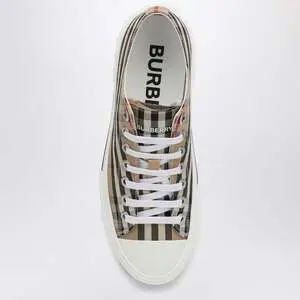 Burberry Vintage Check Low-top Sneakers - Beige