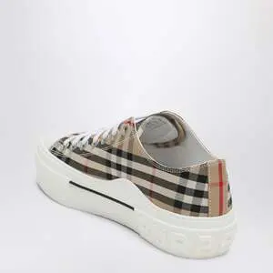 Burberry Vintage Check Low-top Sneakers - Beige
