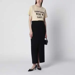 Valentino Garavani Panther Lady Cotton Jersey T-shirt - Beige