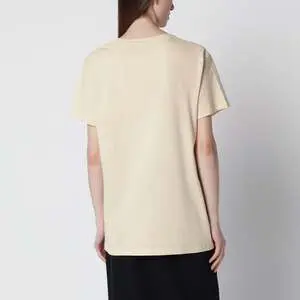 Valentino Garavani Panther Lady Cotton Jersey T-shirt - Beige
