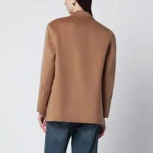 ANINE BING Quinn Blazer In Wool And Cashmere - Beige