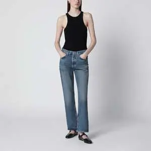AGOLDE Lana Straight-leg Jeans In Indigo Denim