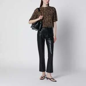 ANINE BING Regenerated Leather Bruno Trousers