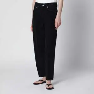 AGOLDE AGOLDE 80's Straight-Leg Jeans In Black Denim Black