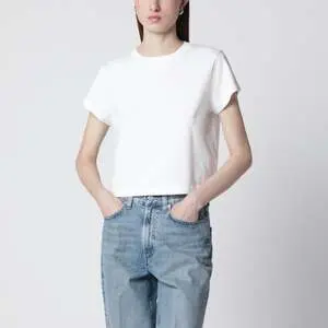 AGOLDE Cotton Crew-neck T-shirt - White