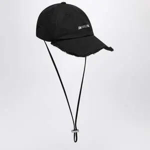 Jacquemus Cotton Baseball Cap With Frayed Visor