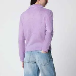 Chloé Lavender Alpaca-blend Cardigan - Purple