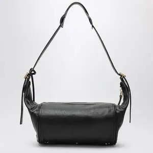 Chloé Paddington Grained Leather Crossbody Bag With Studs And Padlock Detail