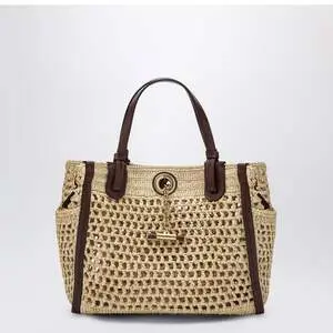 Chloé Iconic Raffia And Leather Tote Bag