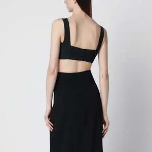 Dolce & Gabbana Satin Corset Crop Bustier