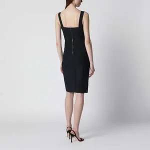 Dolce & Gabbana Lace Detail Sheath Dress - Black