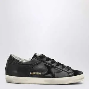 GOLDEN GOOSE Super-star Low-top Trainers With Rhinestone Embellishments - Black
