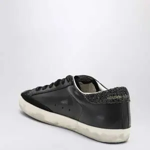 GOLDEN GOOSE Super-star Low-top Trainers With Rhinestone Embellishments - Black