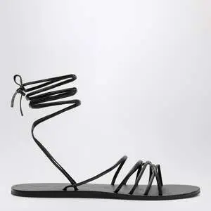 Manebí Crossover Leather Sandals - Black