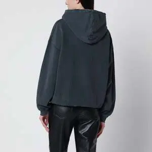 ANINE BING Washed Hoodie With Distressing